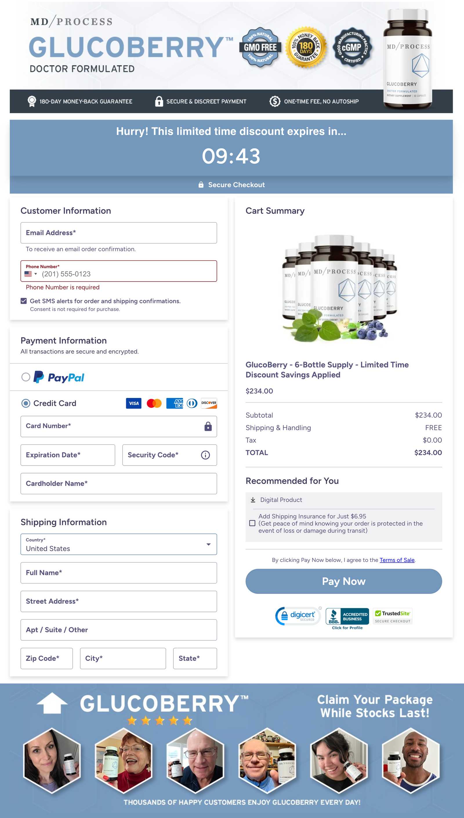GlucoBerry ® | Official | Enhance Insulin Sensitivity & Glucose Control